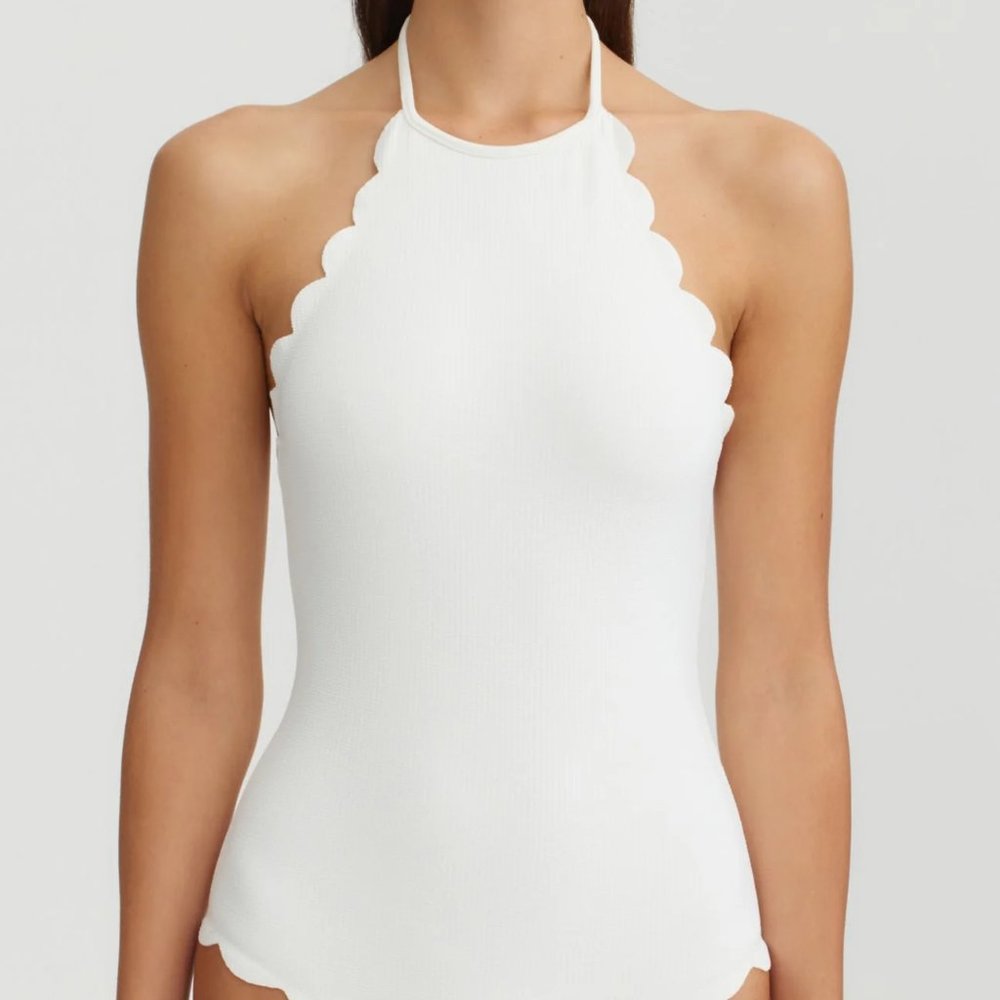 Marysia Swim Mott Maillot Green Scallop One Piece Swi… - Gem